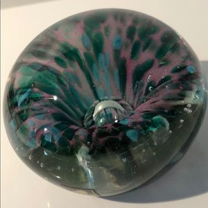 KERRY | Other | Kerry Hand Blown Irish Floral Paperweight | Poshmark